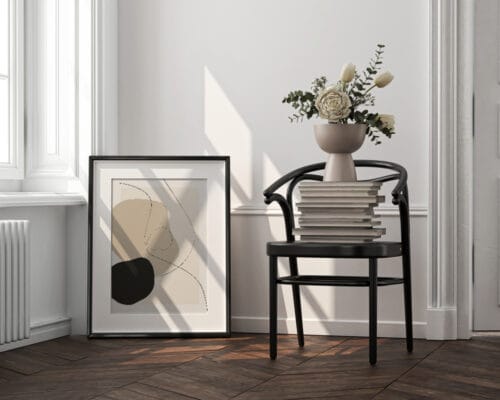 Neutral Shapes Poster – Your Polka Dots